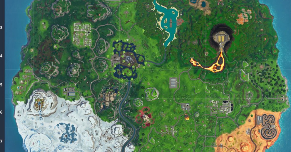 Tak wygląda obecnie mapa w Fortnite! - Fortnite Polska